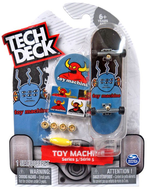 Tech Deck Series 5 Toy Machine 96mm Mini Skateboard Spin Master - ToyWiz