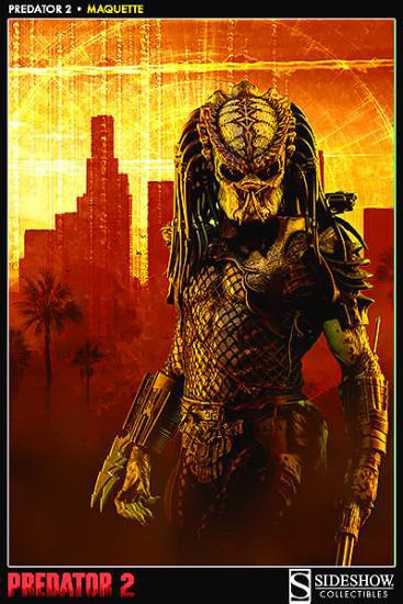 Predator 2 Sideshow Collectibles 14 Scale Mauqette Predator 2 - ToyWiz