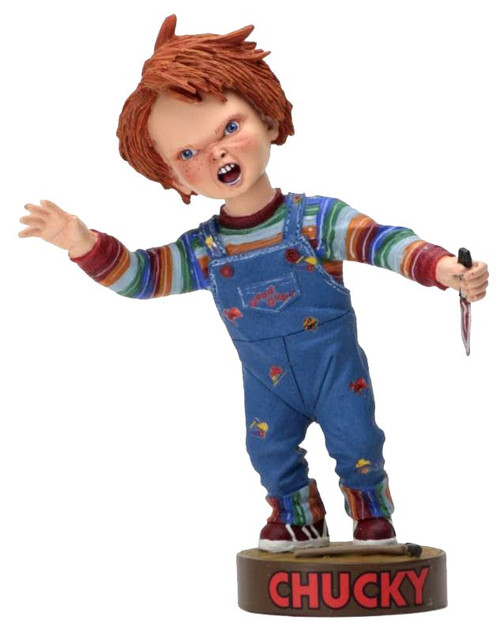 NECA Childs Play Chucky with Knife Head Knocker - ToyWiz