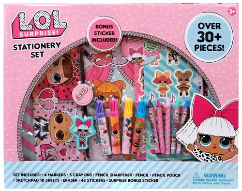 LOL Surprise Stationery Set Kit Large, Over 30 Pieces MGA Entertainment ...