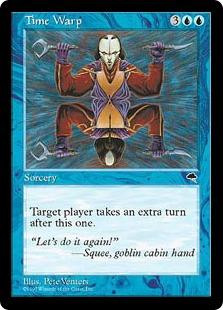 Magic The Gathering Tempest Single Card Rare Time Warp - ToyWiz