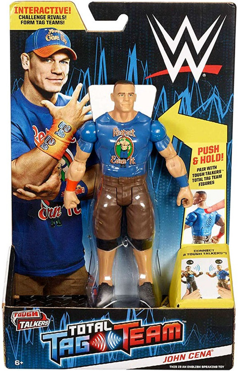 WWE Wrestling Tough Talkers Total Tag Team John Cena 6 Action Figure Mattel Toys ToyWiz