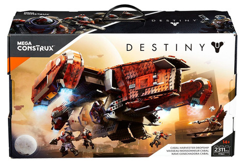Destiny Cabal Harvester Dropship Set Signature Series Mega Construx ...