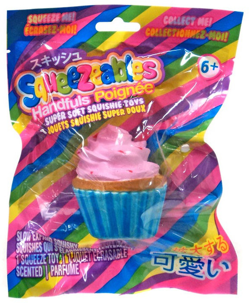 Squeezeables Handfuls Cupcake Squeeze Toy License to Play - ToyWiz