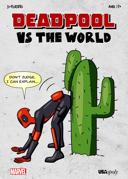 Marvel Deadpool Deadpool vs. The World Card Game USAopoly - ToyWiz