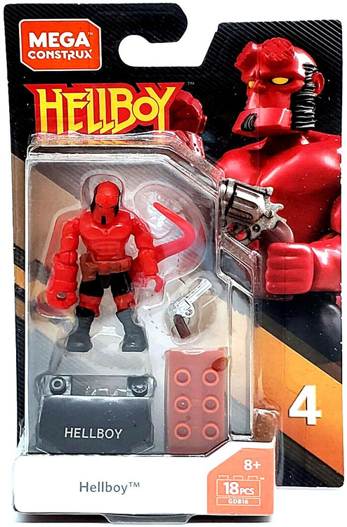 Hellboy Heroes Series 4 Hellboy Mini Figure Mega Construx - ToyWiz