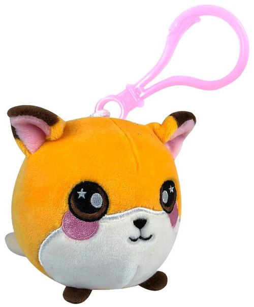 Squeezamals Fiona the Fox 3 Clip On Plush Beverly Hills Teddy Bear ...
