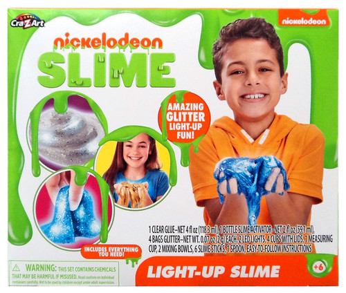Nickelodeon Slime Light-Up Slime Kit Cra-Z-Art - ToyWiz