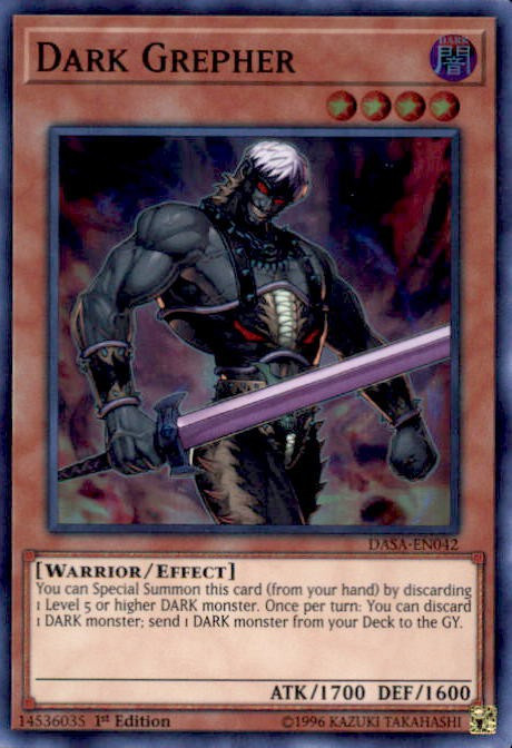YuGiOh Dark Saviors Single Card Super Rare Dark Grepher DASA-EN042 - ToyWiz