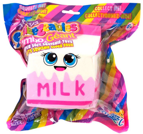 Squeezeables Jumbo Milk 5 Squeeze Toy License to Play - ToyWiz