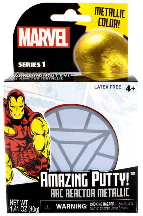 Marvel Amazing Putty Arc Reactor Metallic Putty Grin Studios - ToyWiz