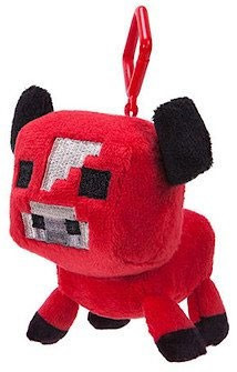 Minecraft Baby Mooshroom Plush Clip On Jazwares - ToyWiz