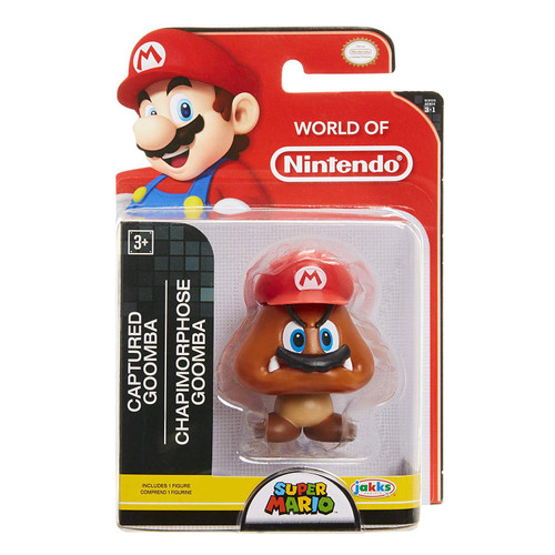 World Of Nintendo Super Mario Wave 18 Captured Goomba 2 5 Mini Figure