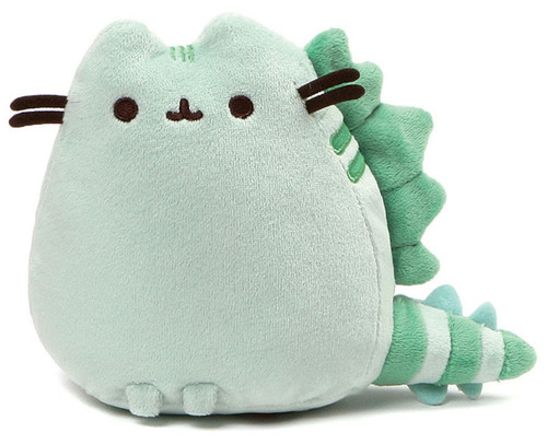 Pusheen Pusheenosaurus 6 Plush Standing, Green Gund - ToyWiz