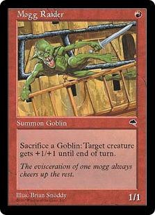 Magic The Gathering Tempest Single Card Common Mogg Raider 191 - ToyWiz
