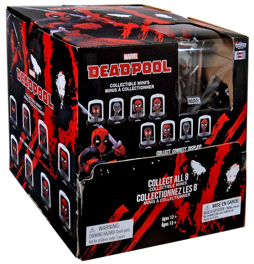 Marvel Deadpool Domez Series 2 Deadpool Mystery Box 24 Packs Zag Toys ...