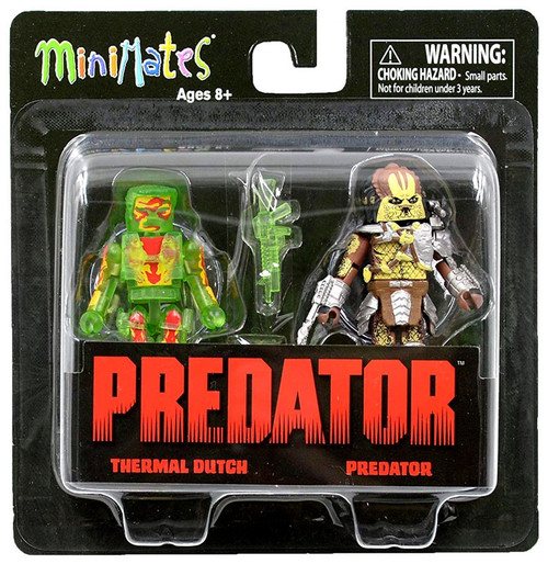 Predator Minimates Series 3 Thermal Dutch Predator 2 Minifigure 2-Pack ...