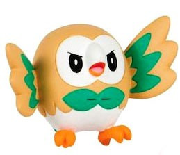 Pokemon Rowlet 2 Mini Figure Loose TOMY, Inc. - ToyWiz