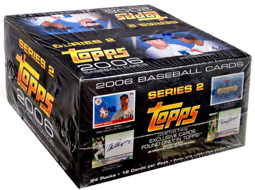 MLB Topps 2006 Series 2 Trading Card Box - ToyWiz