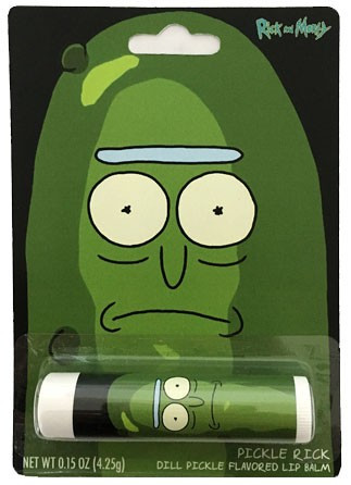 Rick Morty Pickle Rick .15 Ounce Lip Balm Boston America - ToyWiz