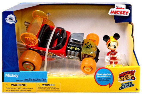 Disney Mickey Roadster Racers Super Charged Mickey Exclusive Pullback ...