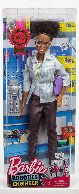 Barbie Robotics Engineer Barbie Doll Dark Brown Hair Mattel - ToyWiz
