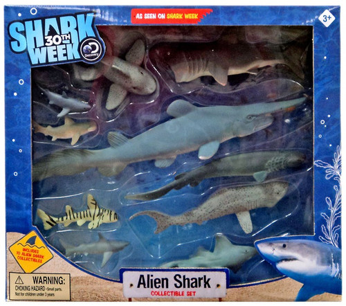 Discovery Shark Week 30th Alien Shark Collectible Set BKD - ToyWiz