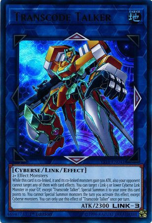 YuGiOh Starter Deck Codebreaker Single Card Ultra Rare Transcode Talker ...