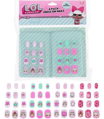 LOL Surprise Press On Nails 4 Piece Set MGA Entertainment - ToyWiz