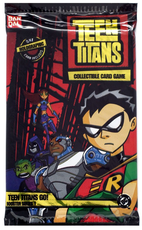 Teen Titans Go Collectible Card Game Teen Titans Go Booster Pack Bandai ...