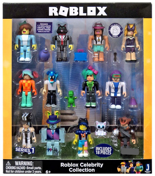 Roblox Series 1 Celebrity Collection Exclusive 3 Action Figure 12-Pack ...