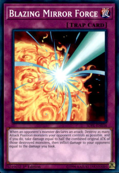 YuGiOh Powercode Link Structure Deck Single Card Common Blazing Mirror ...
