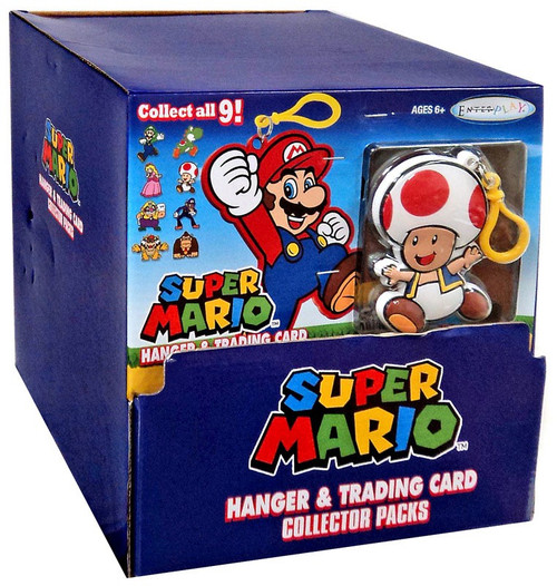 Super Mario Hanger Trading Card Collector Packs Mystery Box 24 Packs ...