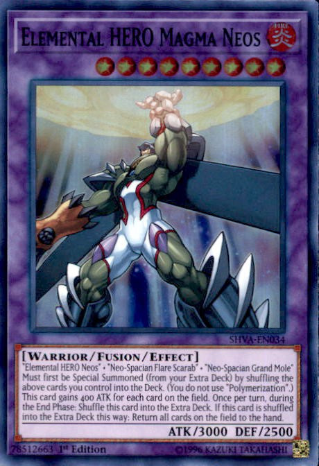 YuGiOh Shadows over Valhalla Single Card Super Rare Elemental HERO ...