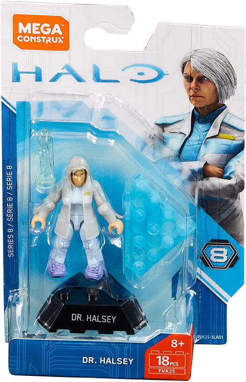 Halo Mega Construx Heroes Series 8 Dr. Halsey Mini Figure Mattel - ToyWiz