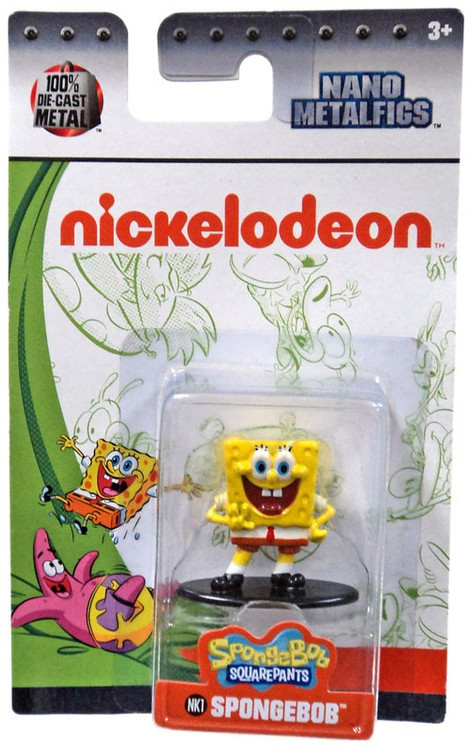 Nickelodeon Spongebob Squarepants Nano Metalfigs Spongebob 1.5 Diecast ...