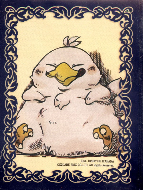 Final Fantasy Chocobo Crystal Hunt Fat Chocobo Card Sleeves Square Enix ...