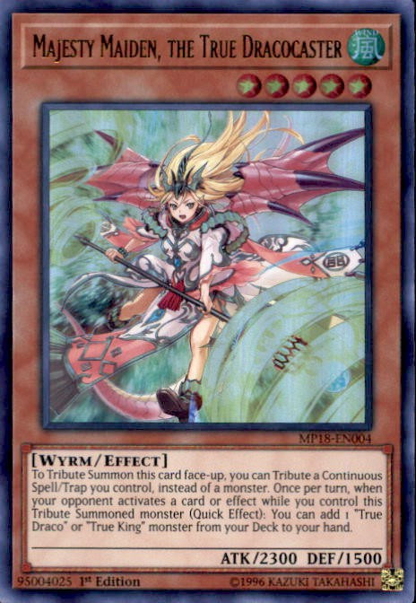 YuGiOh 2018 Mega-Tins Mega Pack Single Card Ultra Rare Majesty Maiden ...