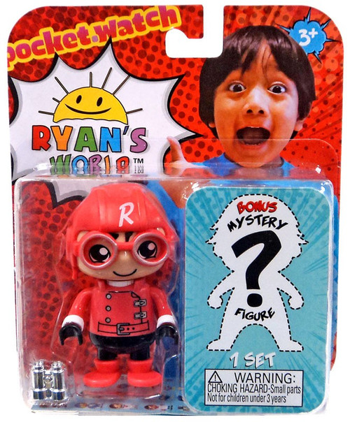 Ryans World Red Ryan Mystery 3 Action Figure 2-Pack Pocket Watch - ToyWiz