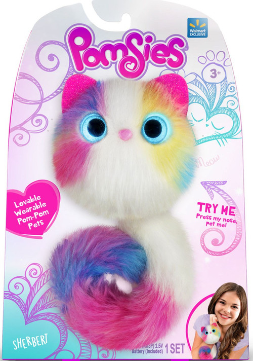 Pomsies Sherbert Exclusive Plush Toy Color Scheme May Vary Skyrocket ...
