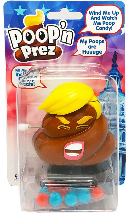 Donald Trump Poop n Prez Presidential Pooper Flix Candy - ToyWiz