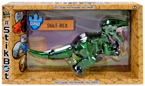 Stikbot Mega Dino StikT-Rex 5 Figure Green Zing - ToyWiz