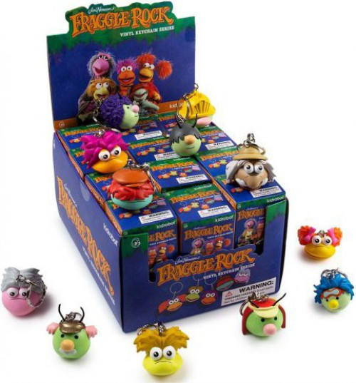 Fraggle Rock Vinyl Keychain Fraggle Rock 3 Mystery Box 24 Packs ...