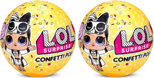 LOL Surprise Confetti Pop Series 3 Big Sister LOT of 2 Mystery Packs ...