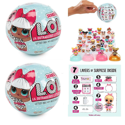 LOL Surprise Series 1 Big Sister LOT of 2 Mystery Packs 2nd Edition MGA ...