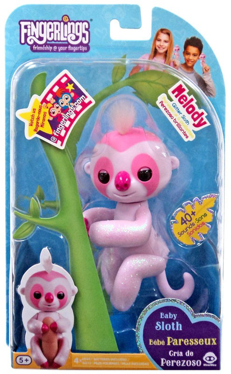 Fingerlings Baby Sloth Melody Figure WowWee - ToyWiz
