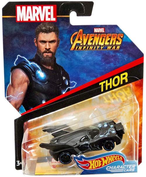 Hot Wheels Avengers Infinity War Character Cars Thor Diecast Car Mattel ...