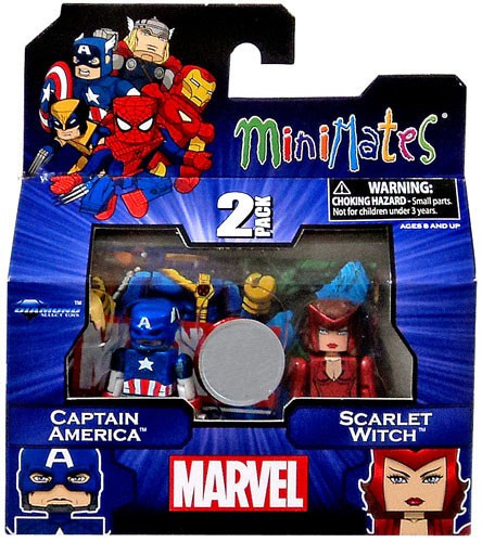 Marvel Minimates Exclusives Captain America Scarlet Witch Exclusive ...