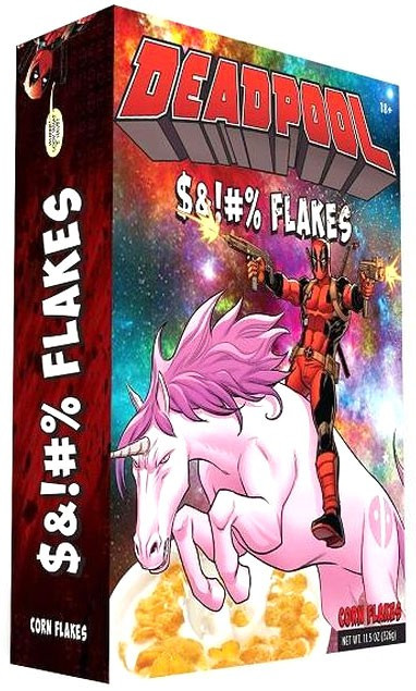 Marvel Deadpool Flakes Exclusive Breakfast Cereal Trans World ...