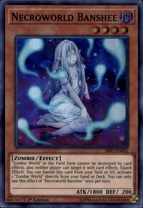 YuGiOh Structure Deck Zombie Horde Single Card Super Rare Necroworld ...